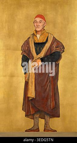 The Painter Gerard David (1889) by Albrecht De Vriendt Stock Photo - Alamy