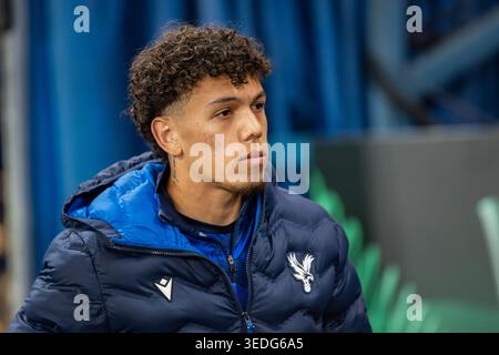 Rio Cardines of Crystal Palace FC celebrates during the award ceremony ...