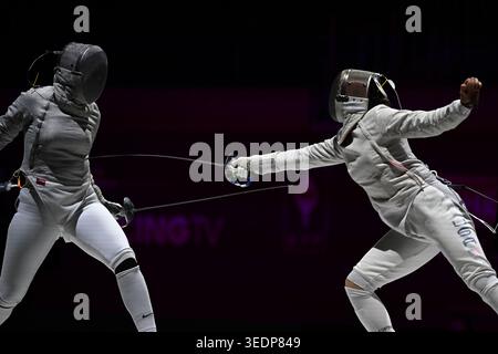 Yana EGORIAN of AIN during 2026 European Fencing Championships - Day 4 ...