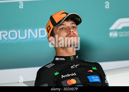 McLaren driver Lando Norris during qualifying for the Monaco Grand Prix ...