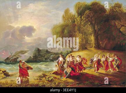 Benjamin West - Telemachus and Calypso Stock Photo - Alamy