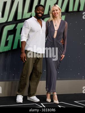 Ross Garshong and Ellie Buckley attend the "Your Fault: London" UK ...