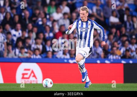 Orri Oskarsson of Real Sociedad during the La Liga EA Sports match ...