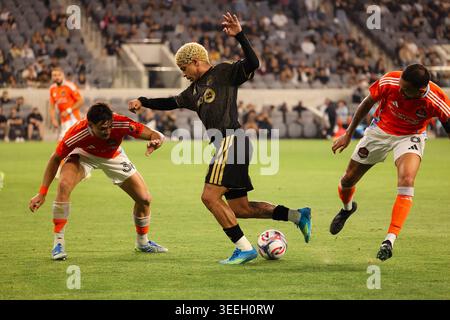 LAFC Defender David Martinez (30) defends the ball against Seattle FC ...