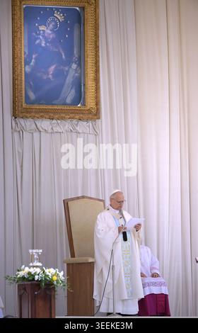 Pope Leo XIV during his visits at the Basilica of Saint Peter in Ciel d ...