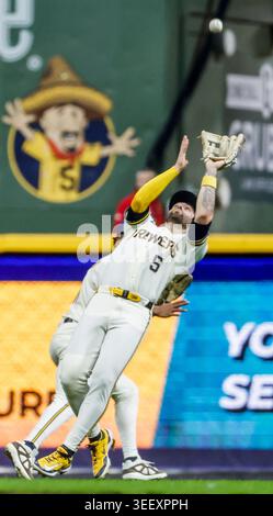 San Diego Padres center fielder Jackson Merrill looks on before a ...