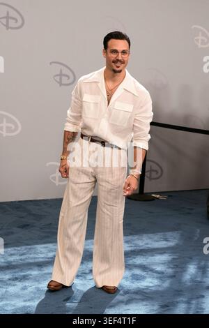 Ryan Guzman attends the Disney network upfront at North Javits Center ...