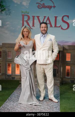 Emily Atack and Rufus Jones at the world premiere of Season 2 of the ...