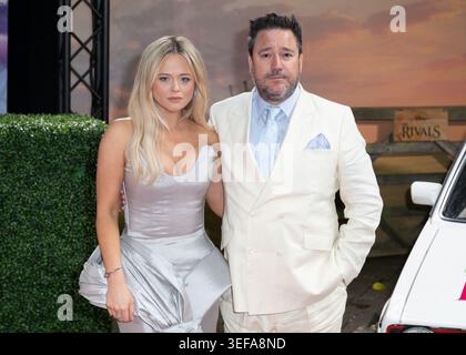 Emily Atack and Rufus Jones at the world premiere of Season 2 of the ...
