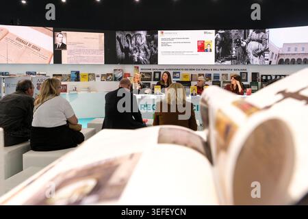 Turin, Italy. 14th may 2026 Audible logo at 2026 Torino Book Fair Stock ...