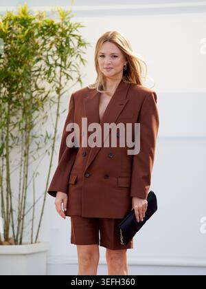 Virginie Efira poses at the photocall of 'Histoires Paralleles ...