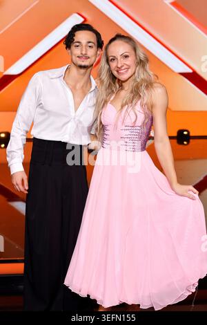 Singer Milano (Milane Baybah) and professional dancer Marta Arndt in ...