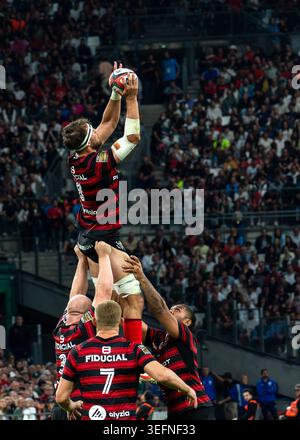 Alexandre ROUMAT of Stade Toulousain during the Top 14 2025/2026 semi ...