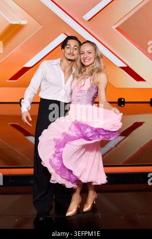 Singer Milano (Milane Baybah) and professional dancer Marta Arndt in ...