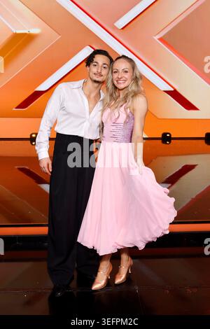 Singer Milano (Milane Baybah) and professional dancer Marta Arndt place ...