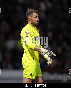 Notts County goalkeeper James Belshaw celebrates after their side's ...