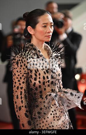 Chloé Zhao attends the "Paper Tiger" red carpet during the 79th Cannes ...