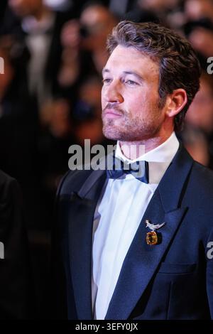 Miles Teller attends the "Paper Tiger" red carpet during the 79th ...