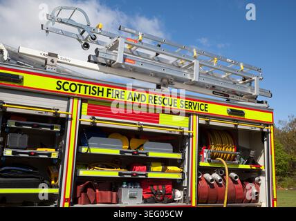 Sign showing fire safety equipment in a public space Stock Photo - Alamy