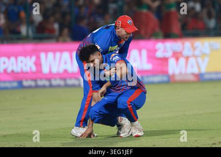 Madhav Tiwari of Delhi Capitals in action during the Indian Premier ...