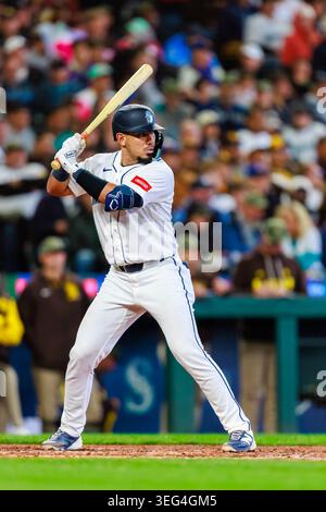 Seattle Mariners' Jhonny Pereda in action during a baseball game ...