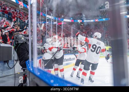 ZURICH, SWITZERLAND - MAY 28: Timo Meier of Switzerland in action ...