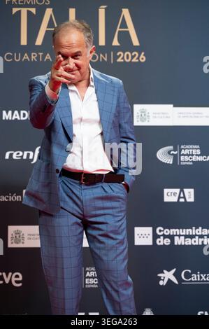 Luis Bermejo during the red carpet of the Talia Awards of the Academy ...
