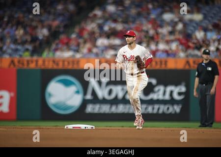 Philadelphia Phillies' Trea Turner plays during a baseball game Friday ...