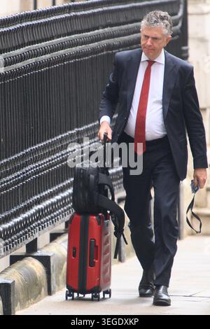 London, UK, May 19, 2026 -Young man with very small kid on press day of ...