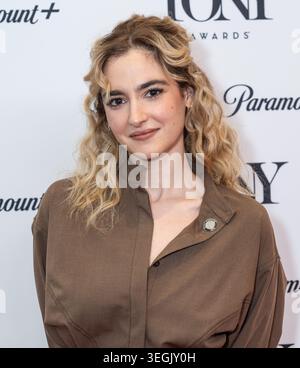 Hannah Cruz attends 79th annual TONY awards at Radio City Music Hall in ...