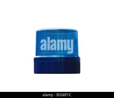Blue light signal on a police car, visual emergency signal Blue light ...