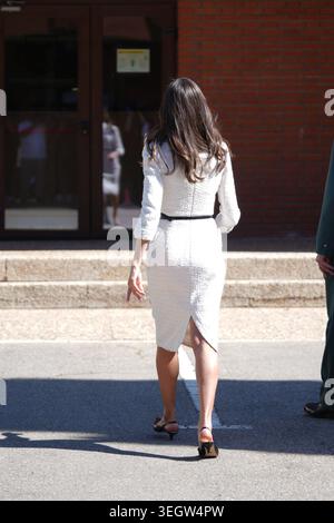 Madrid, Spain. 21st May, 2026. Spanish Queen Letizia during a visit to ...