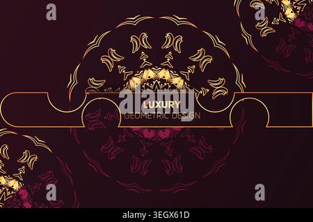 golden and circular mandala vector illustration design Stock Vector ...