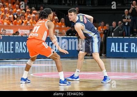 09 June 2026, Berlin: Basketball, men: Bundesliga, Alba Berlin ...