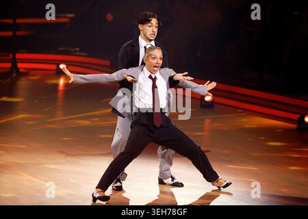 Milano with Marta Arndt in the final of the 19th season of RTL dance ...