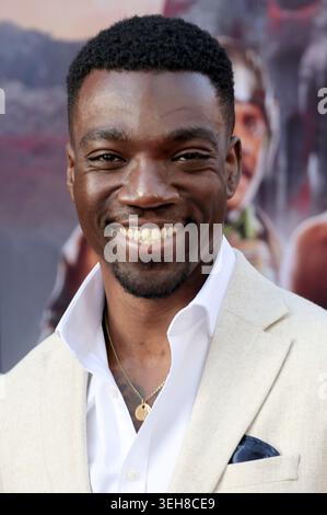 Kojo Attah at the premiere of the feature film 'Masters of the Universe ...