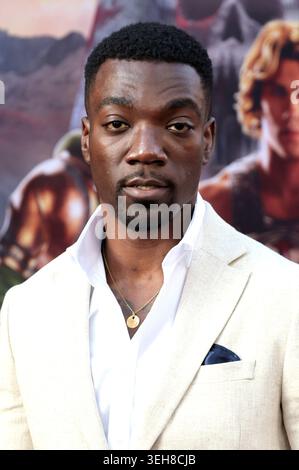 Kojo Attah at the premiere of the feature film 'Masters of the Universe ...