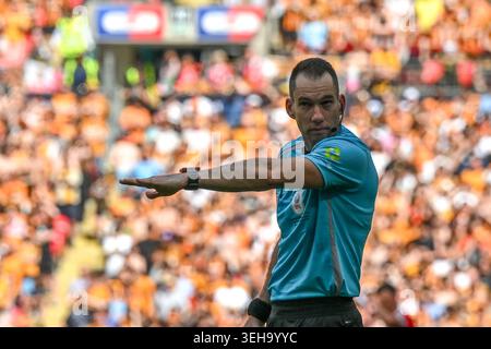 Referee Jared Gillett during the Sky Bet Championship Play Off Final ...