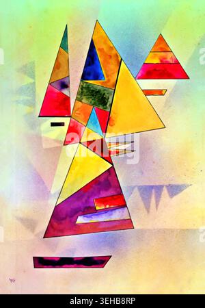 Art Archive: Wassily Kandinsky, Composition, 1927 Stock Vector Image ...