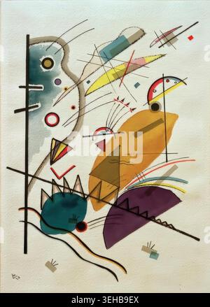Art Archive: Wassily Kandinsky, Composition, 1941 Stock Vector Image ...