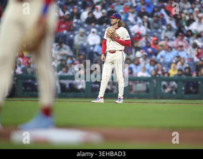 Philadelphia Phillies' Alec Bohm plays during a baseball game Tuesday ...