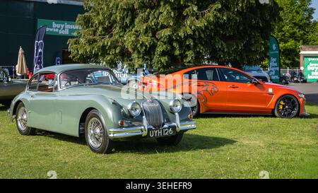 1958 Jaguar XK150 Fixed Head Coupe, on display at the Great British ...