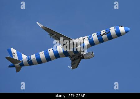 Airbus A321-211 Condor Blue Sea Livery D-ATCF .Aircraft to Fiumicino ...
