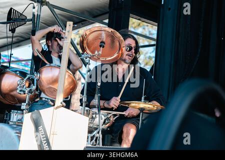 Dave Grohl is seen onstage at 2026 BottleRock at Napa Valley Expo on ...