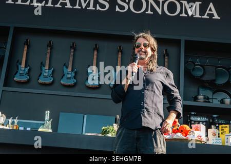 Dave Grohl is seen onstage at 2026 BottleRock at Napa Valley Expo on ...