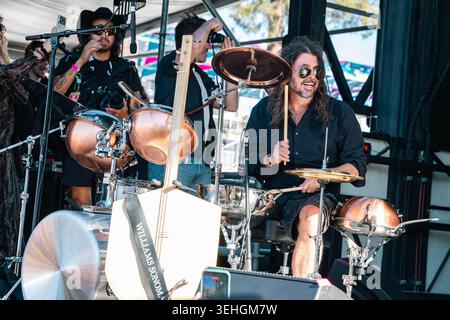 Dave Grohl is seen onstage at 2026 BottleRock at Napa Valley Expo on ...