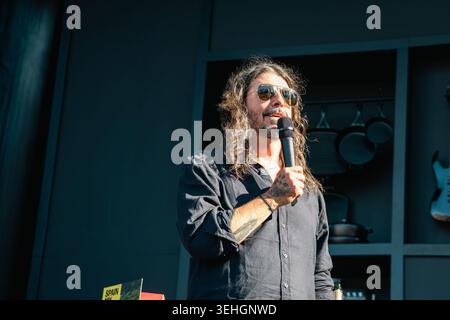 Dave Grohl is seen onstage at 2026 BottleRock at Napa Valley Expo on ...