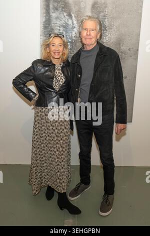 Mary Griffo and Brian Oleary attends BlackBook Art Gallery’s summer ...