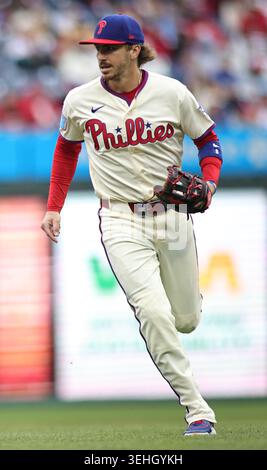 Philadelphia Phillies' Bryson Stott plays during a baseball game ...
