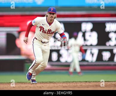 Philadelphia Phillies' Bryson Stott plays during a baseball game ...